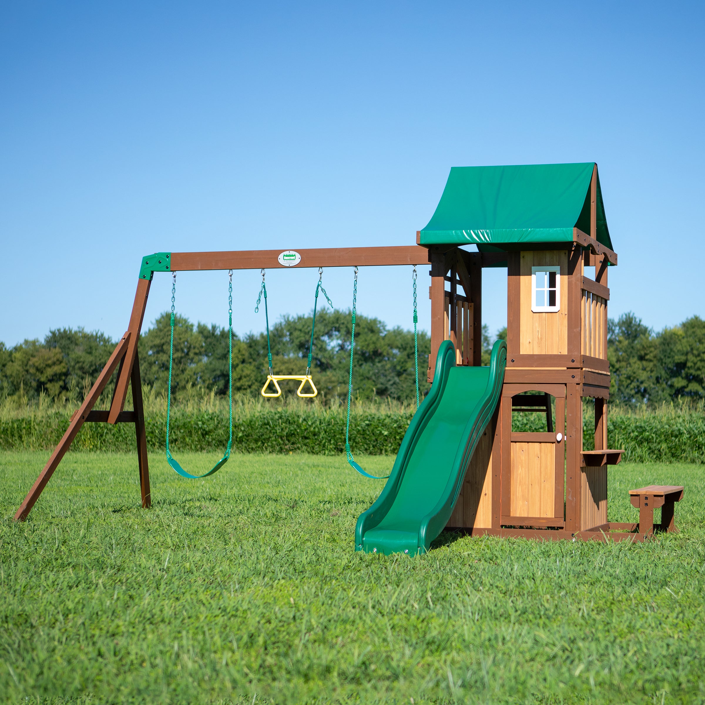 Lakewood Swing Set - Small Wooden Play Set